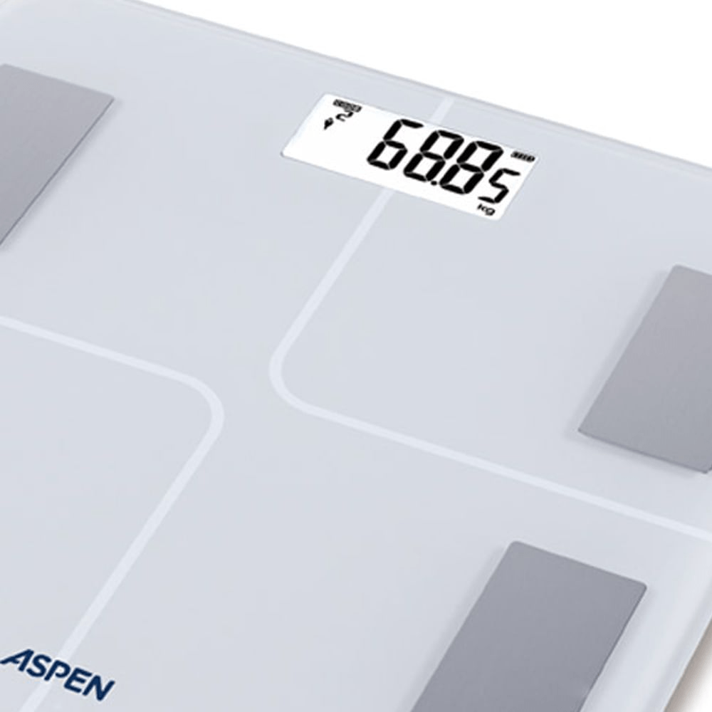 Balanza Personal Digital Inalámbrica con Analizador Corporal Aspen ...