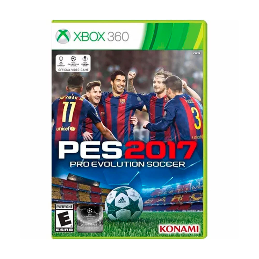 PES 2017 Pro Evolution Soccer Físico Xbox 360 - Maxihogar