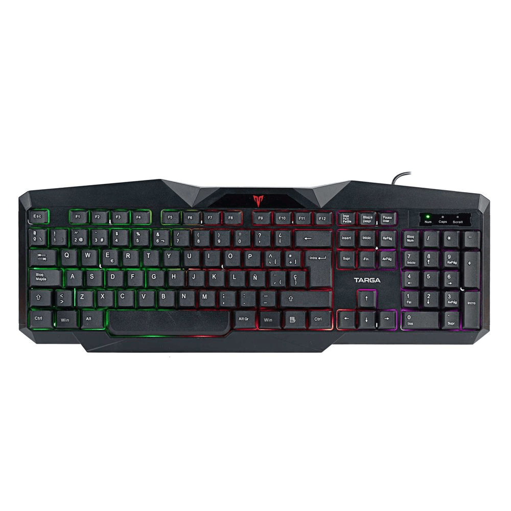 Kit Teclado Mouse Gamer Targa Mars 200 Led - Maxihogar