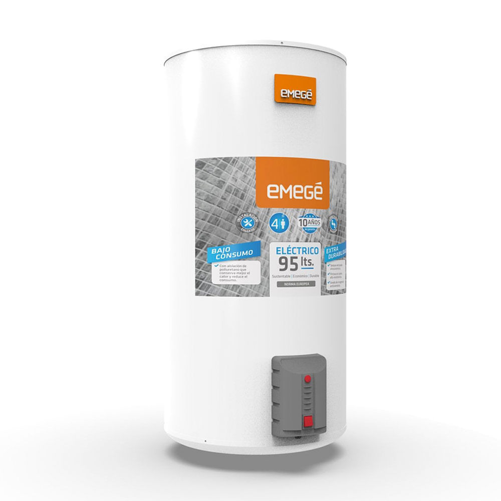 Termotanque Eléctrico Emegé 95 Lts C/Inferior - Maxihogar
